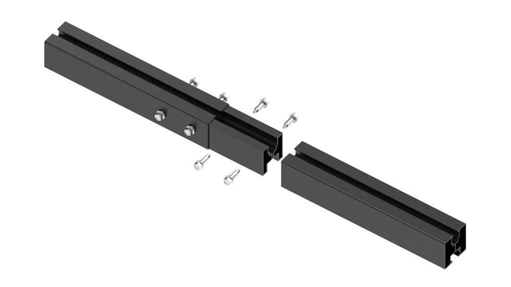 Raccord de rail ( noir ) | For Energy